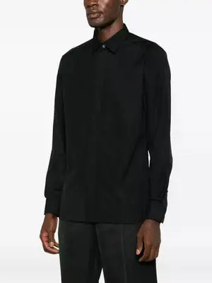 Zegna Cotton Shirt - Black