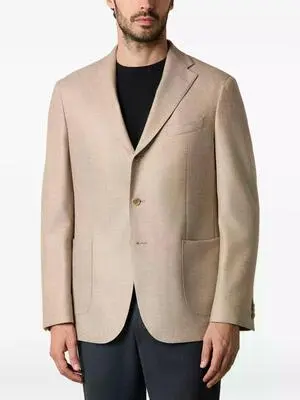 Brooks Brothers Wool-cashmere Blend Blazer - Neutrals