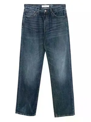 AYA MUSE Buckled Straight-leg Jeans
