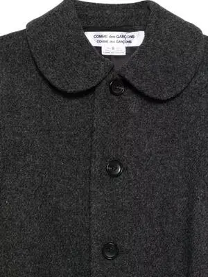 Comme Des Garçons Wool Single-breasted Coat