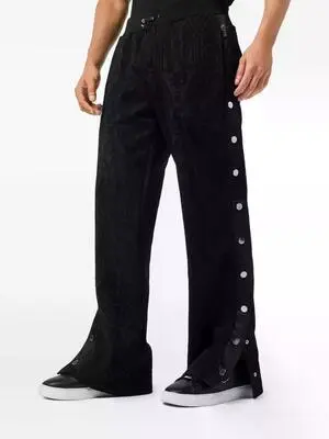 Philipp Plein Jacquard Pattern Trousers