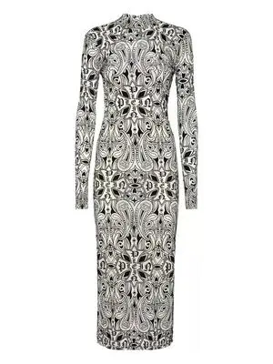 Philipp Plein Gothic Plein Midi Dress