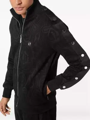 Philipp Plein Chrome Crest Track Jacket