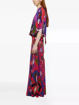 Emilio Pucci Collane Print Maxi Skirt