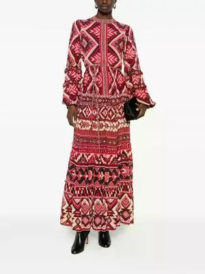 Farm Rio Ainika Geometric-pattern Maxi Dress