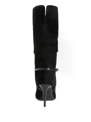 GIUSEPPE ZANOTTI 85mm Secret Pleated Suede Boots