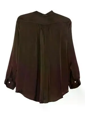 YAVI Button-up Silk Shirt