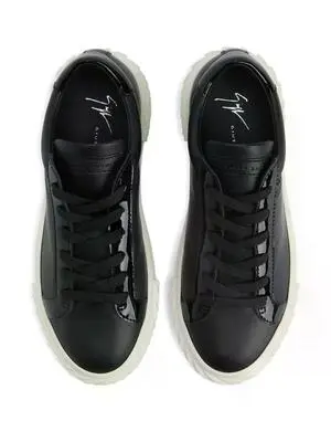 GIUSEPPE ZANOTTI Blabber Patent-leather Sneakers