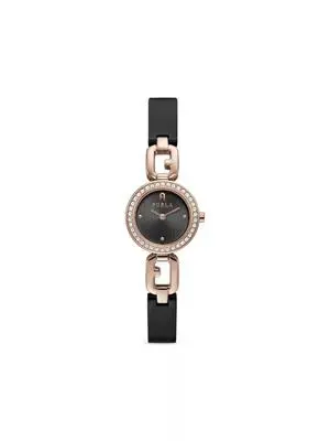 Furla Arco Chain 25mm Watch - Black