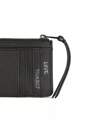 Zadig&Voltaire Wings-detail Top-zip Wallet - Black