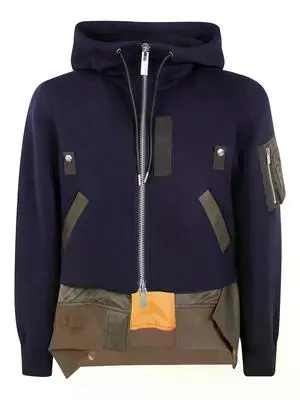 Sacai Zip-up Hooded Jacket