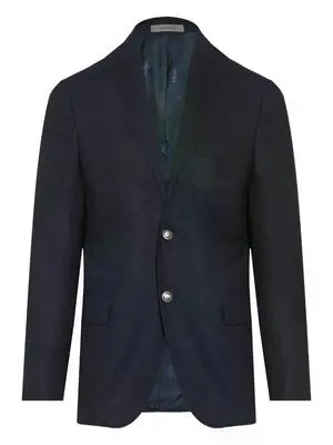 Corneliani Single-breasted Blazer - Blue
