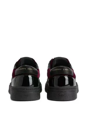 GIUSEPPE ZANOTTI Metal Signature-detail Sneakers - Black