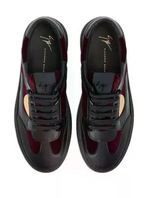 GIUSEPPE ZANOTTI Metal Signature-detail Sneakers - Black