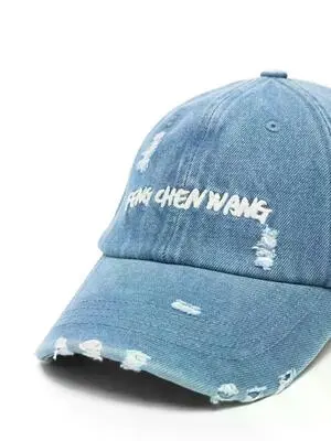 FENG CHEN WANG Distressed Denim Cap