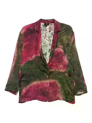 YAVI Abstract-pattern Blazer
