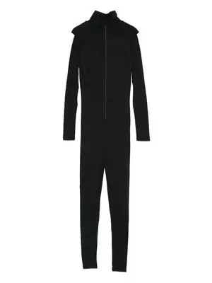 WE NORWEGIANS Side-contrast Jumpsuit - Black