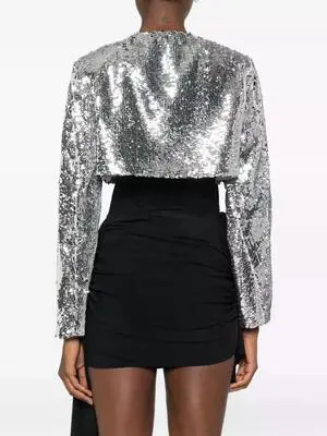 Giuseppe Di Morabito Sequin Jacket With Rose Detail
