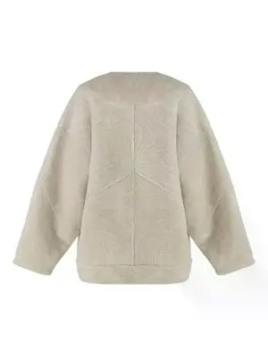HALFBOY Buttoned Sheepskin Jacket - Neutrals