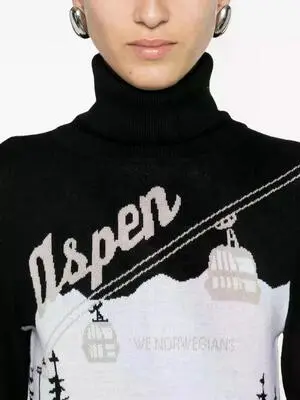 WE NORWEGIANS Roll-neck Top