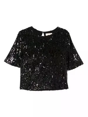 ANIYE BY Sequinned Blouse - Black