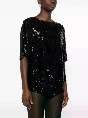 ANIYE BY Sequinned Blouse - Black