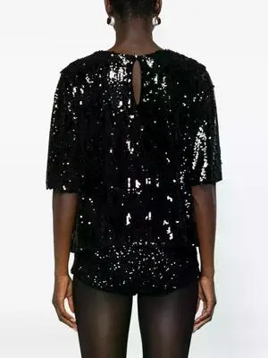 ANIYE BY Sequinned Blouse - Black