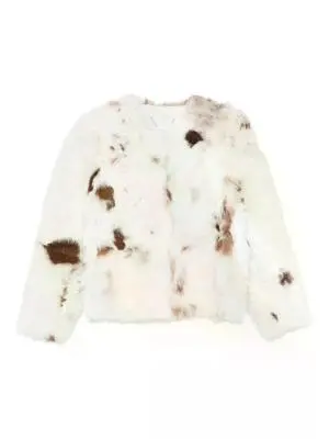 Zimmermann Hypnotic Spot Shearling Jacket - Neutrals