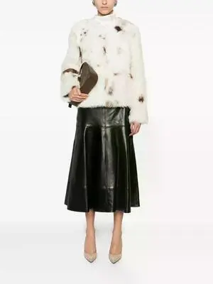 Zimmermann Hypnotic Spot Shearling Jacket - Neutrals