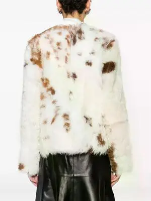 Zimmermann Hypnotic Spot Shearling Jacket - Neutrals