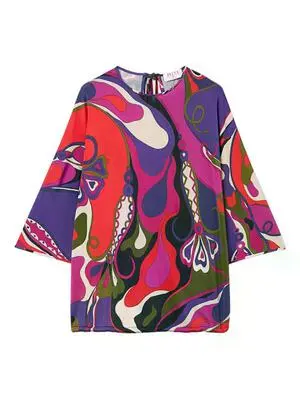 Emilio Pucci Round Neck Kaftans Tunics