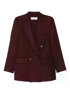 Max Mara Double-breasted Blazer - Red