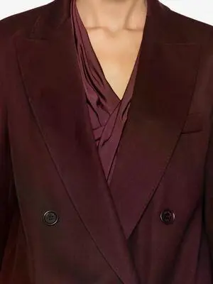 Max Mara Double-breasted Blazer - Red