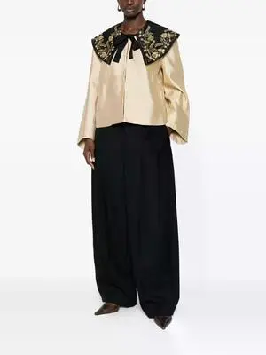 BODE Embroidered-collar Jacket