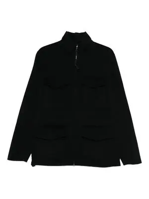 Aspesi Pocketed Zipped Single-breasted Coat