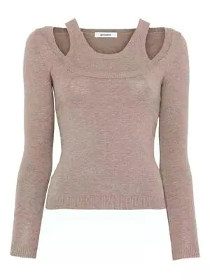 Gimaguas Toile Double-layer Sweater - Neutrals