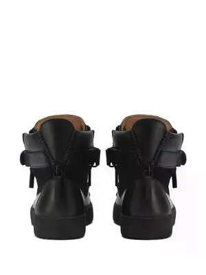 GIUSEPPE ZANOTTI Coby Matt Lace-up Sneakers - Black