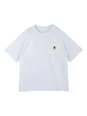 Sacai Xcarhartt Wip Pocket-chest T-shirt - White