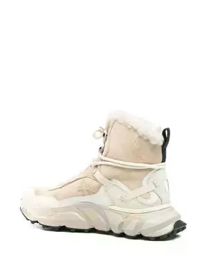 Premiata Trivor Shearling Sneakers - Neutrals