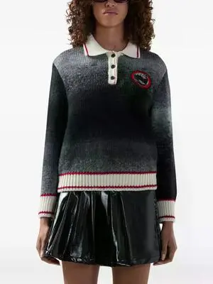 Gcds Embroidered Polo Top
