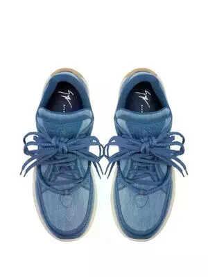GIUSEPPE ZANOTTI Gz-trail Lace-up Sneakers - Blue