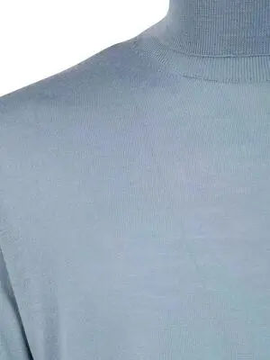 FILIPPO DE LAURENTIIS Turtleneck Long-sleeve Sweater - Blue