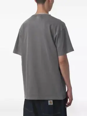 Carhartt Work In Progress S/s Vista Logo-chest T-shirt - Grey