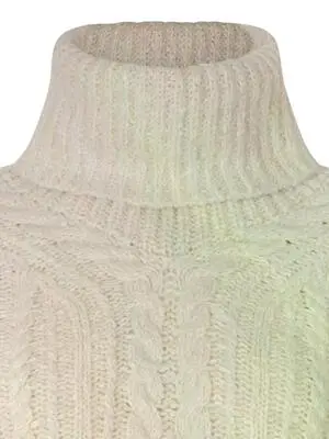 Isabel Marant Cable-knit Roll-neck Sweater