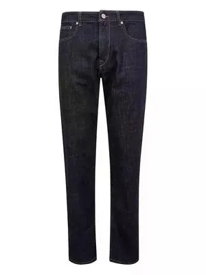 Incotex Dark Wash Jeans For Men