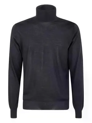 FILIPPO DE LAURENTIIS Turtleneck Long-sleeve Sweater - Blue