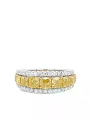 HYT JEWELRY 18k Gold Diamond Ring - Silver