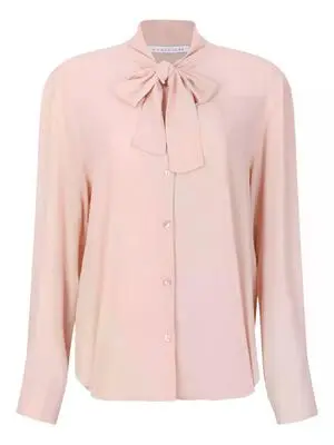 CARACTÈRE Bow-detailed Buttoned Shirt