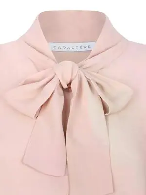 CARACTÈRE Bow-detailed Buttoned Shirt