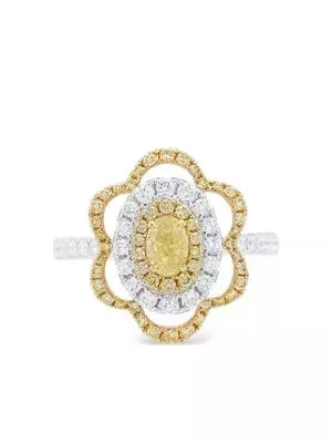 HYT JEWELRY 18k Gold Diamond Ring - Silver